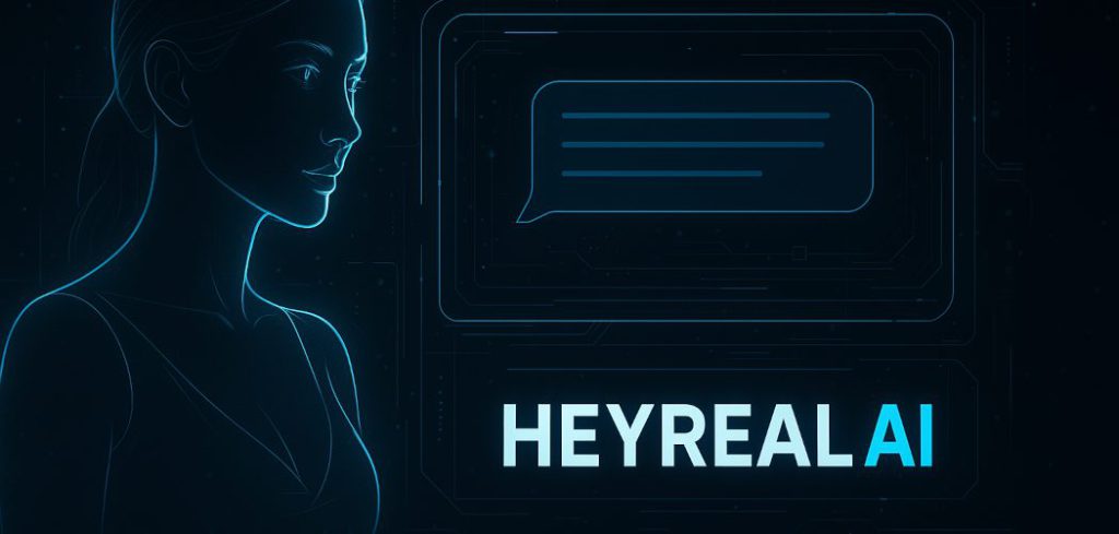 Character AI alternatieve site met NSFW chat. Heyreal.AI review.